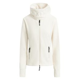 Bench Fleecejacke 'Funnel' Damen Gr&ouml;&szlig;e XL wei&szlig;