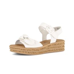 Gabor Damen Plateausandaletten "Plateau Sandale", Gr. 41, wei&szlig;, Schuhe