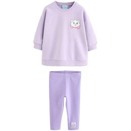 next Set 'Disney Aristocats' M&auml;dchen Gr&ouml;&szlig;e 98 grau / lavendel / orange / wei&szlig;