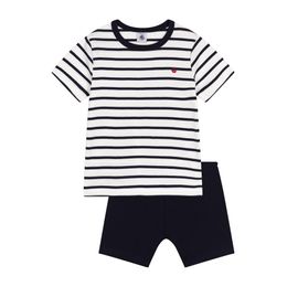 Petit Bateau Set Jungen Gr&ouml;&szlig;e 152 dunkelblau / wei&szlig;