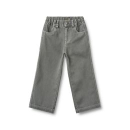 Wheat Jungen Trainingshose "Wheat Trousers Felix Stitch"thunder sky, Gr. 116, unifarben, 100% Baumwolle, Hosen