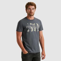 PME-Legend PME LEGEND Herren T-Shirt, grau, Gr. XXXL, bedruckt, Jersey, Obermaterial: 100% Baumwolle, Shirts, mit Logo-Print