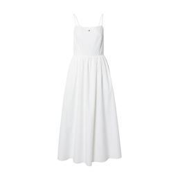Tommy Jeans Kleid 'Crinkle Strap Maxi' Damen Gr&ouml;&szlig;e 32 wei&szlig; Sommerkleid
