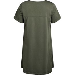 ZIZZI Kleid 'VCAVALI' Damen Gr&ouml;&szlig;e 62/64 oliv Sommerkleid