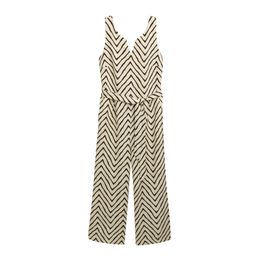 Tom Tailor Jumpsuit Damen Gr&ouml;&szlig;e S nude / schwarz