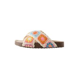 next Sandals girl size 30.5 Ecru / Light blue / Dark orange / Pink