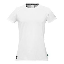 Uhlsport Herren T-Shirt "T-Shirt ID Women", wei&szlig;, Gr. XL, Obermaterial: 97% Baumwolle CO(Bio). 3% Elasthan EL., Shirts