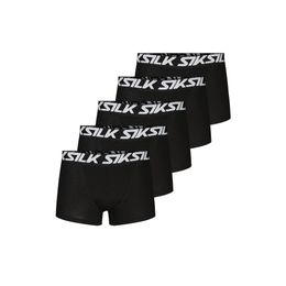 SikSilk Boxershorts Herren Gr&ouml;&szlig;e L schwarz / wei&szlig;