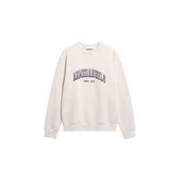 armedangels Sweatshirt 'Wordmark' male size L Beige / Light blue / Wine red