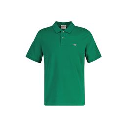 Gant Herren Poloshirt "Poloshirt Regular Shield Pique Polo 1er Pack", gr&uuml;n, Gr. XL, Obermaterial: 100% Baumwolle CO., Shirts
