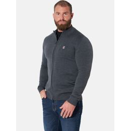Jan Vanderstorm Herren Strickjacke "Strickjacke AGNER", grau, Gr. XL, Obermaterial: 50% Baumwolle CO. 50% Polyacryl PAN., Strickjacken