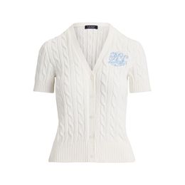Lauren by Ralph Lauren Lauren Ralph Lauren Knit Cardigan female size XS Sky blue / White
