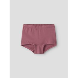 name it M&auml;dchen Hipster "NMFTIGHTS 3P CUTIE HEART NOOS", Gr. 122, bunt, Jersey, Obermaterial: 95% Baumwolle, 5% Elasthan, bedruckt, unifarben,