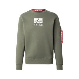 Alpha Industries Sweatshirt Herren Gr&ouml;&szlig;e M jade / wei&szlig;