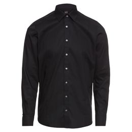 OLYMP Business Shirt 'Level 5 Uni TN' male size 36 Black