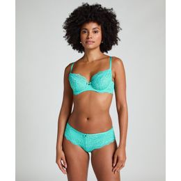 Hunkem&ouml;ller HUNKEM&Ouml;LLER Damen Hipster "Marine Brazilian", Gr. M, gr&uuml;n, 93% Polyamid, 7% Elasthan, Unterhosen