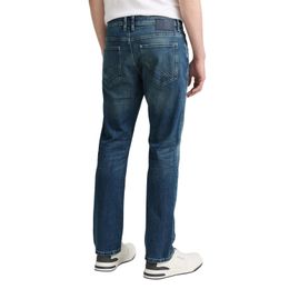 Tom Tailor Herren Straight-Jeans "MARVIN", blau, Gr. 36, unifarben, Denim/Jeans, Obermaterial: 98% Baumwolle, 2% Elasthan, Jeans, im Five-Pocket Style