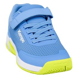 Kempa Kinder Hallenschuh "Hallen-Sport-Schuhe Wing 3.0 Kids", Gr. 33, blau, Obermaterial: 100% Textilmaterial TEXMAT., Schuhe