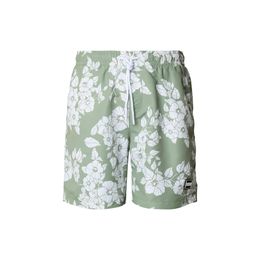 Urban Classics Badeshorts Herren Gr&ouml;&szlig;e 4XL pastellgr&uuml;n / wei&szlig;