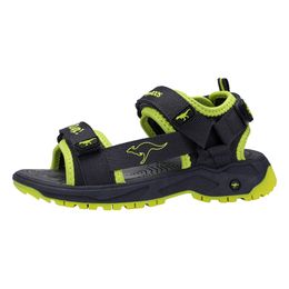 Kangaroos M&auml;dchen Sandale "K-AS JAMIE", Gr. 32, gr&uuml;n, Mesh, Synthetik, Schuhe