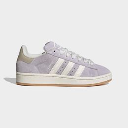 Damen Sneaker "CAMPUS 00s W", adidas originals, Gr. 40frozen lila, core wei&szlig;, khaki three, Leder, Synthetik, Schuhe