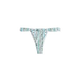 next Bikini Bottoms female size 4XL Pastel blue / Dark green / Rose / White