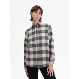 Mela Blouse 'Akhela' female size M Light beige / Grey / Anthracite