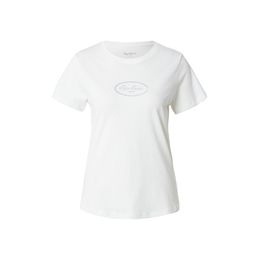 Pepe Jeans T-Shirt Damen Gr&ouml;&szlig;e XS royalblau / wei&szlig;