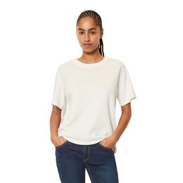 Marc O'Polo Damen T-Shirt, wei&szlig;, Gr. L, MARC O'POLO DENIM, Jersey, Obermaterial: 100% Baumwolle, Shirts, im cleanen Basic-Look