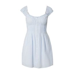 Hollister Summer Dress female size 34 Light blue / White