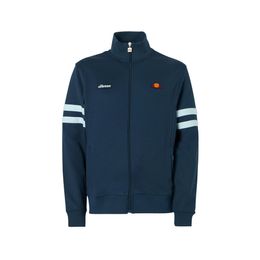 Ellesse Zip-Up Hoodie 'Roma' male size S Night blue / Sky blue / Orange / Red