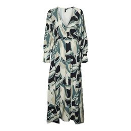 V&eacute;ro Moda Vero Moda Kleid 'VMBELINE BEA' Damen Gr&ouml;&szlig;e 40 beige / elfenbein / smaragd / schwarz Sommerkleid