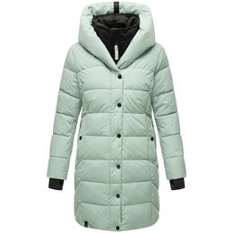 Navahoo Wintermantel 'Knutschilein' Damen Gr&ouml;&szlig;e XL mint