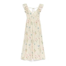 V&eacute;ro Moda Vero Moda Kleid 'VMJOSIE' Damen Gr&ouml;&szlig;e 40 beige / hellblau / gr&uuml;n / orange Sommerkleid