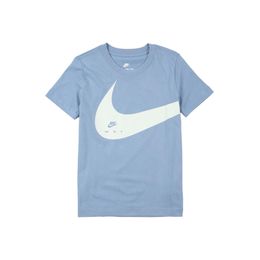Nike Sportswear T-Shirt 'CLUB ENERGY' Jungen Gr&ouml;&szlig;e 128/138 taubenblau / wei&szlig;