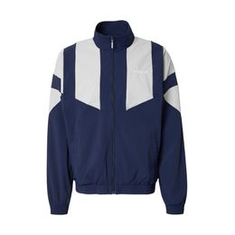 adidas originals Between-Season Jacket 'BLOCKED TRACK' male size M Dark blue / Off white