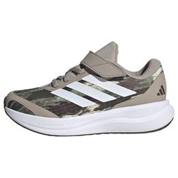 adidas Sportswear Sneakers 'Runfalcon 6' boy size 34 Cappuccino / Dark brown / Green / White