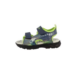Lurchi Sandale Jungen Gr&ouml;&szlig;e 30 navy / hellgrau / khaki / neongr&uuml;n