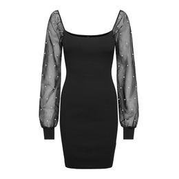 Only Kleid 'ONLVANESSA' Damen Gr&ouml;&szlig;e XL schwarz / perlwei&szlig;
