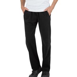 TRIGEMA Herren Jerseyhose "TRIGEMA Fleece Freizeithose", schwarz, Gr. M, Fleece, 100% Polyester, Hosen