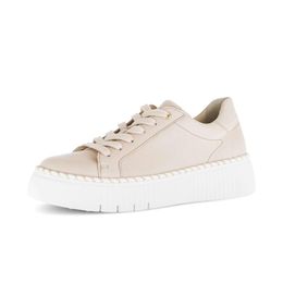 Gabor Damen Sneaker "Sneaker low", Gr. 41, beige, Schuhe