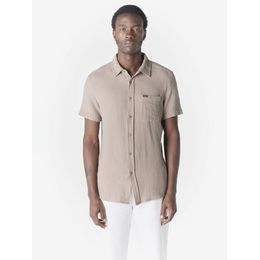 KOROSHI Button Up Shirt male size M Brown