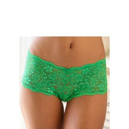 Damen Panty, NUANCE BY LASCANA, Gr. 32, gr&uuml;n, Spitze, Obermaterial: 90% Polyamid, 10% Elasthan, Unterhosen, aus Spitze