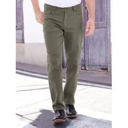 Marco Donati Herren Webhose, gr&uuml;n, Gr. 25, unifarben, 98% Baumwolle, 2% Elasthan, Hosen