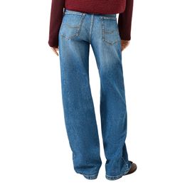 QS Damen 5-Pocket-Hose, blau, Gr. 44, unifarben, Denim/Jeans, Obermaterial: 99% Baumwolle, 1% Elasthan. Futter: 70% Polyester, 30% Baumwolle, Hosen,