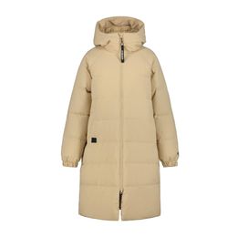 Icepeak Damen Steppmantel "D OVERSIZE STEPPMANTEL ADATA", beige, Gr. 46, Steppware, Obermaterial: 95% Polyester, 5% Elasthan. Futter: 100% Polyester.