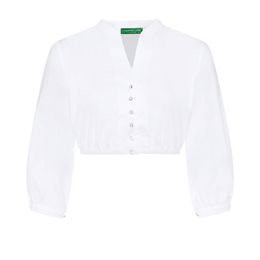 Country Line Dirndlbluse mit 3/4-Arm Wei&szlig; (Gr&ouml;&szlig;e: 42)