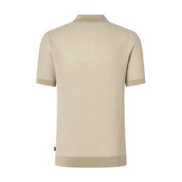 JOOP! JOOP Herren Poloshirt "Brianoro", beige, Gr. L, unifarben, Strick, Obermaterial: 100% Baumwolle, Shirts, Regular fit mit Polokragen
