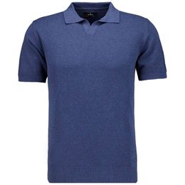 Ragman Herren Rundhalspullover, blau, Gr. XL, Feinstrick, 100% Baumwolle, Pullover