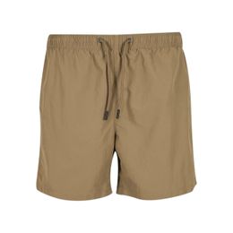Brandit Herren Badeshorts "Brandit Swimshort Basic", beige, Gr. S, 100% Nylon, Badehosen